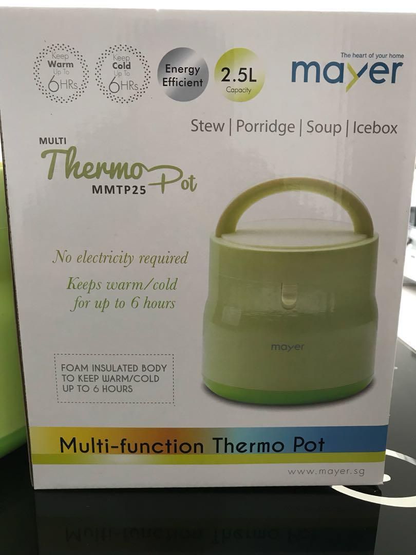BNIB Mayer Multi Thermo Pot 2.5L, TV & Home Appliances, Kitchen ...