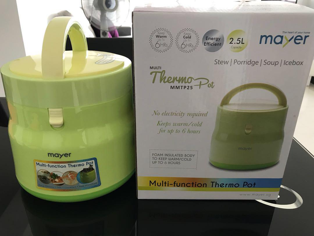 BNIB Mayer Multi Thermo Pot 2.5L, TV & Home Appliances, Kitchen ...
