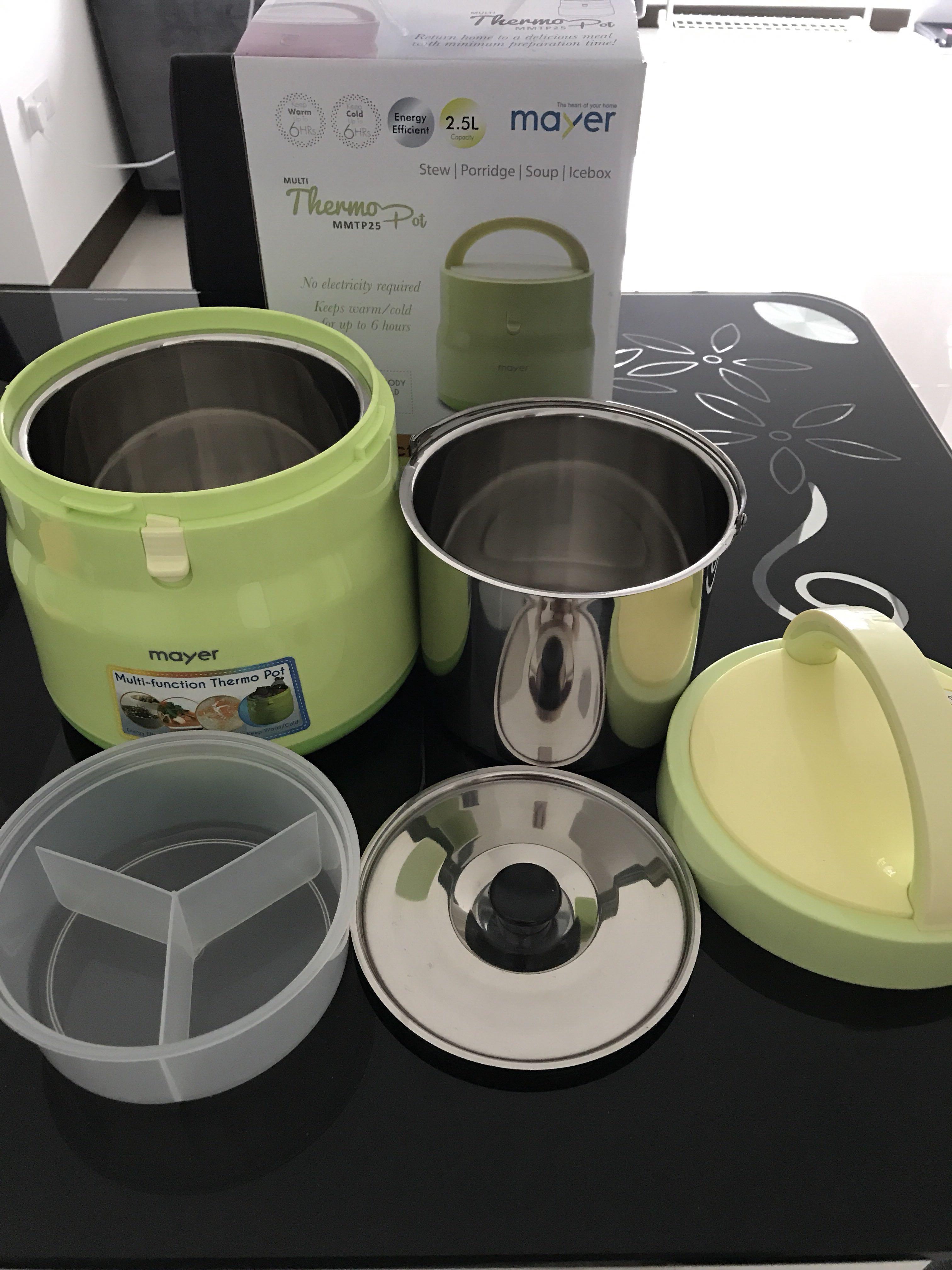 BNIB Mayer Multi Thermo Pot 2.5L, TV & Home Appliances, Kitchen ...