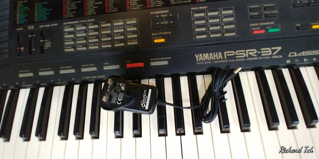 Electronic Keyboard, Yamaha, PSR-37, Hobbies & Toys, Music & Media ...