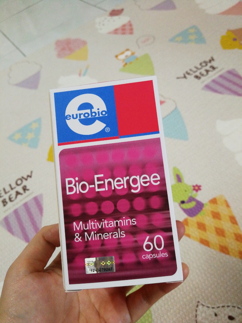 Eurobio Bio-Energee Multivitamin and Minerals 60capsules, Beauty ...