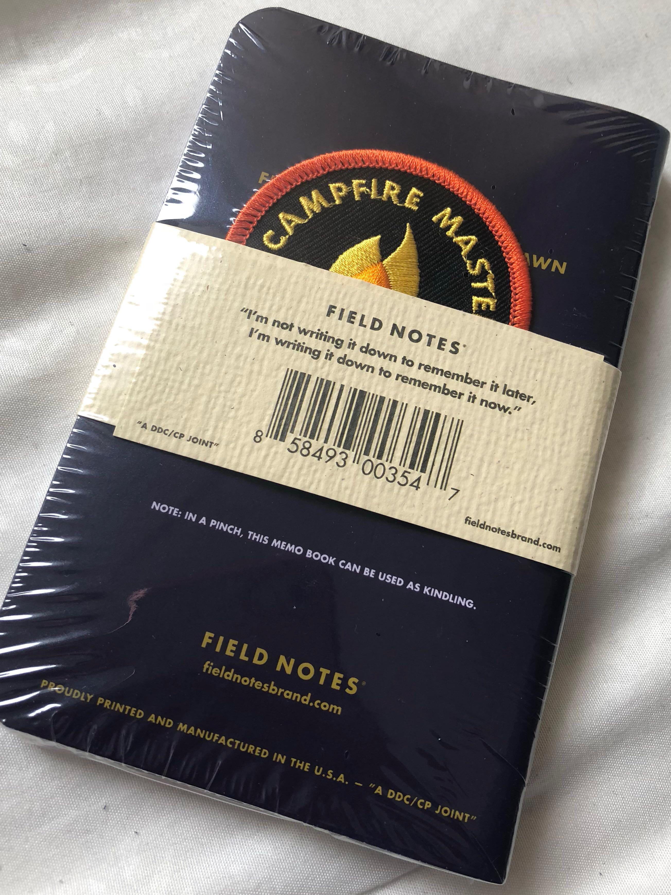 Field Notes Campfire Memo Books (Set of 3), Hobbies & Toys, Books ...