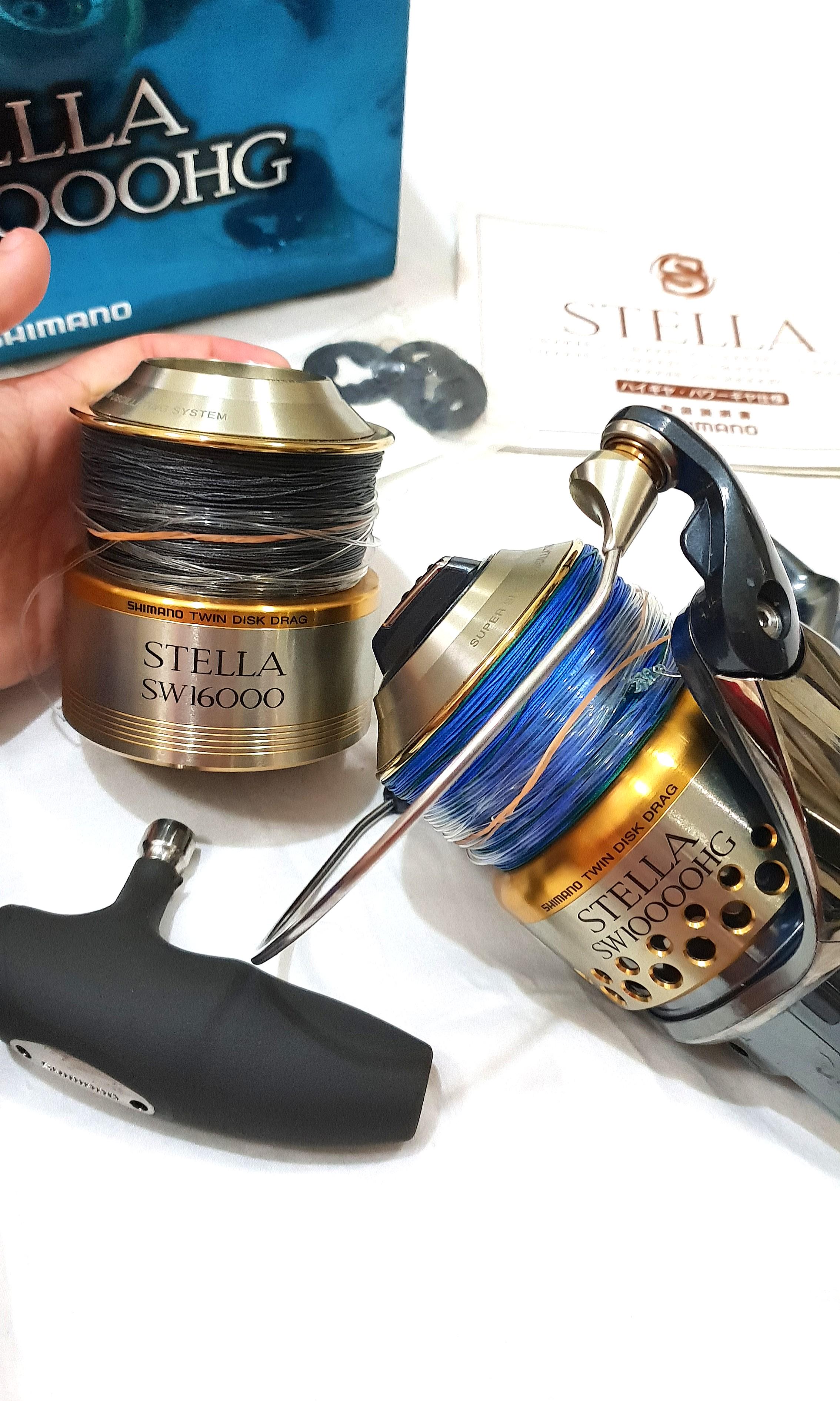 Fishing Reels: Shimano Stella SW10000HG & Stella 1000F, Sports ...