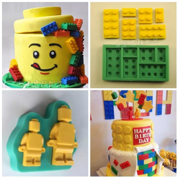 Fondant Silicon Mould - Lego Block / Robot, TV & Home Appliances ...