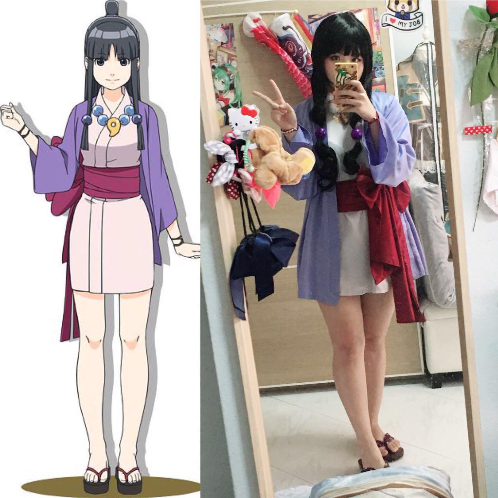 For Sale Instock Phoenix Wright Ace Attorney Mystic Maya Fey Cosplay Full Set Hobbies