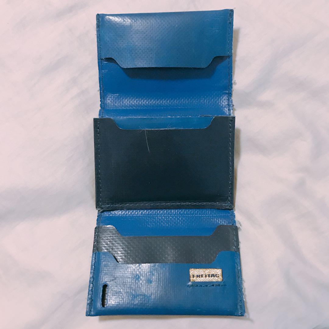 Freitag F54 (Brandon) Blue Wallet, Luxury, Bags & Wallets on Carousell