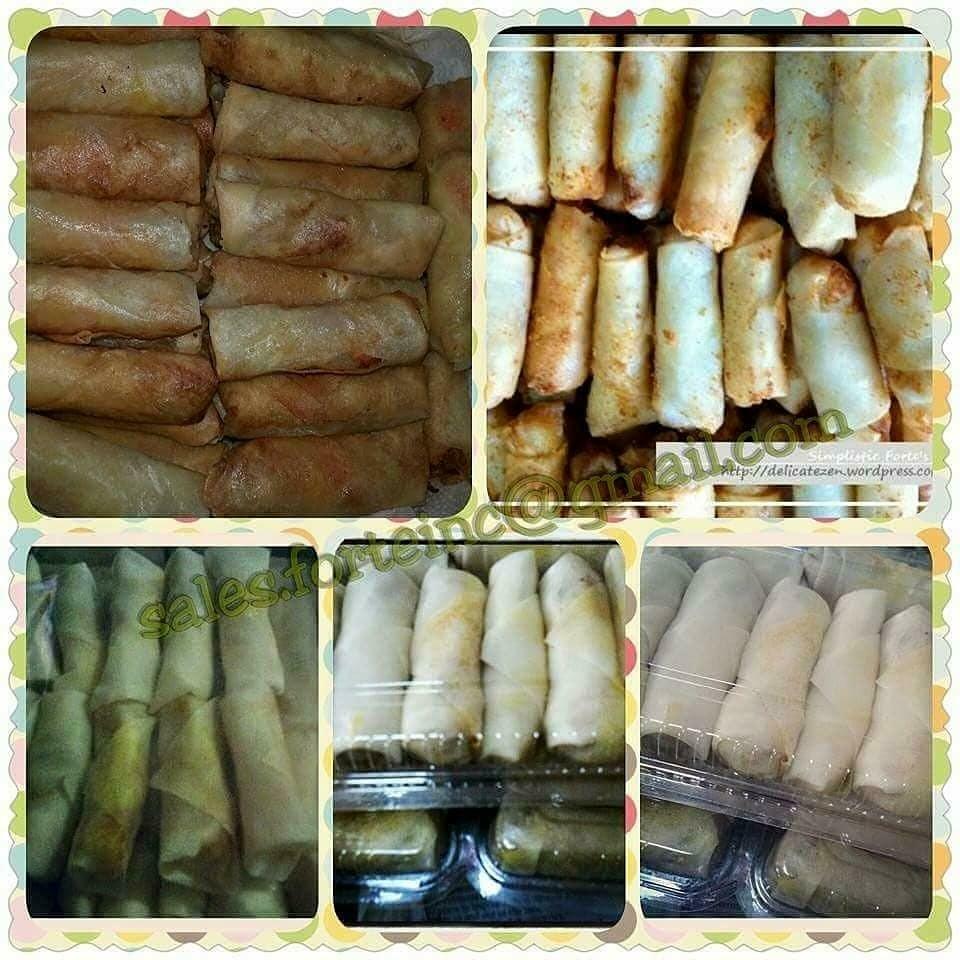 Frozen popiah assorted filling with cheese, Food & Drinks, Chilled ...