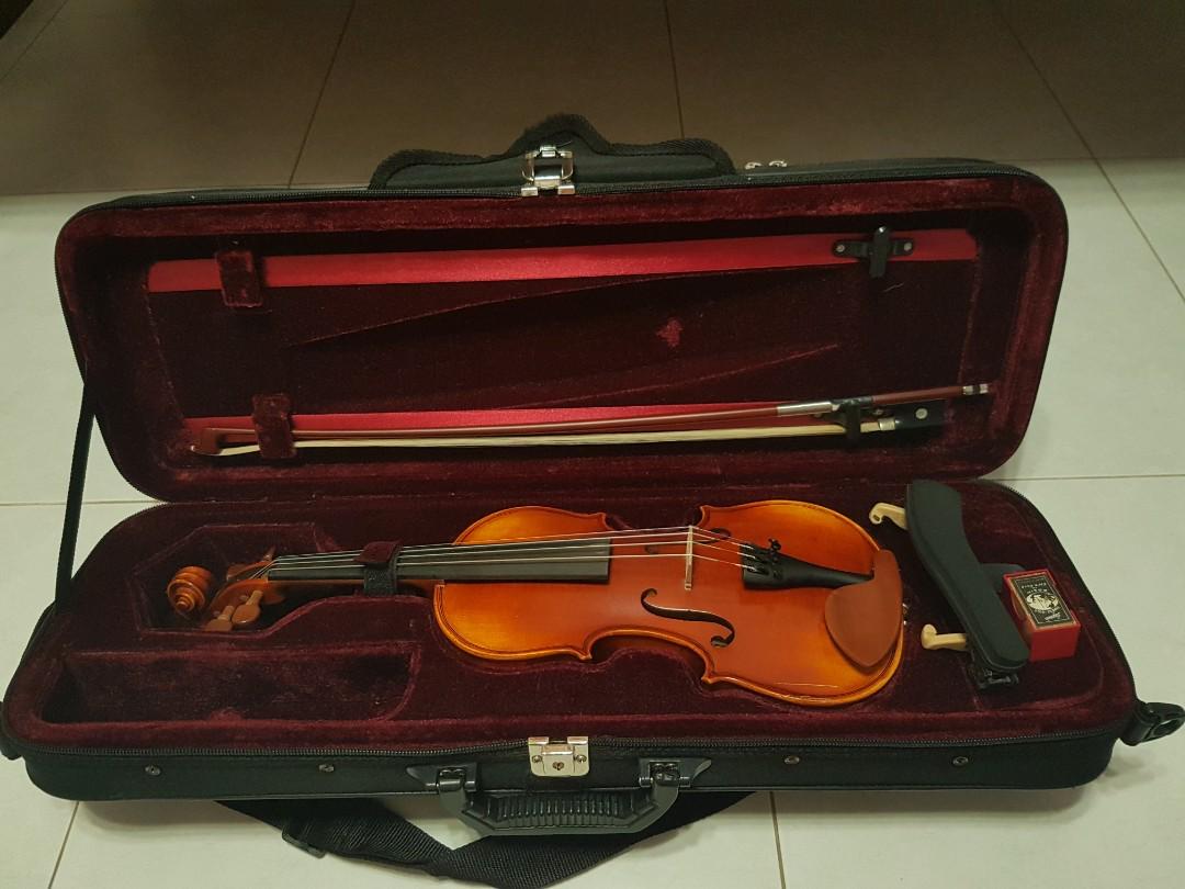 GCV Violin Size 1/4, Hobbies & Toys, Music & Media, Musical Instruments ...