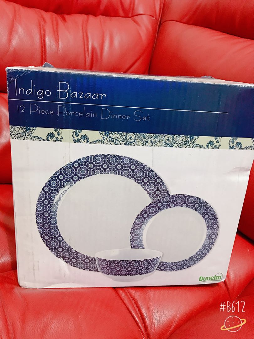 Indigo Bazaar Dinner Set, Furniture & Home Living, Kitchenware & Tableware, Dinnerware & Cutlery ...