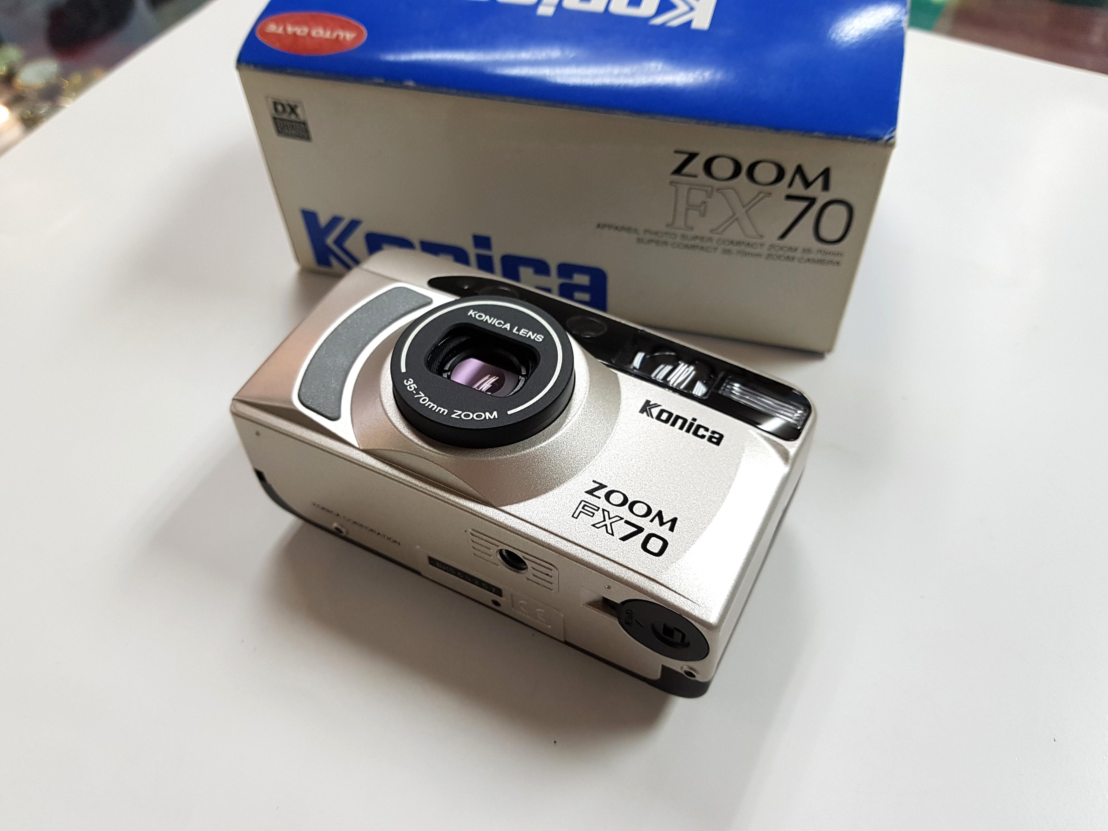 Konica Zoom FX 70, Photography, Cameras on Carousell