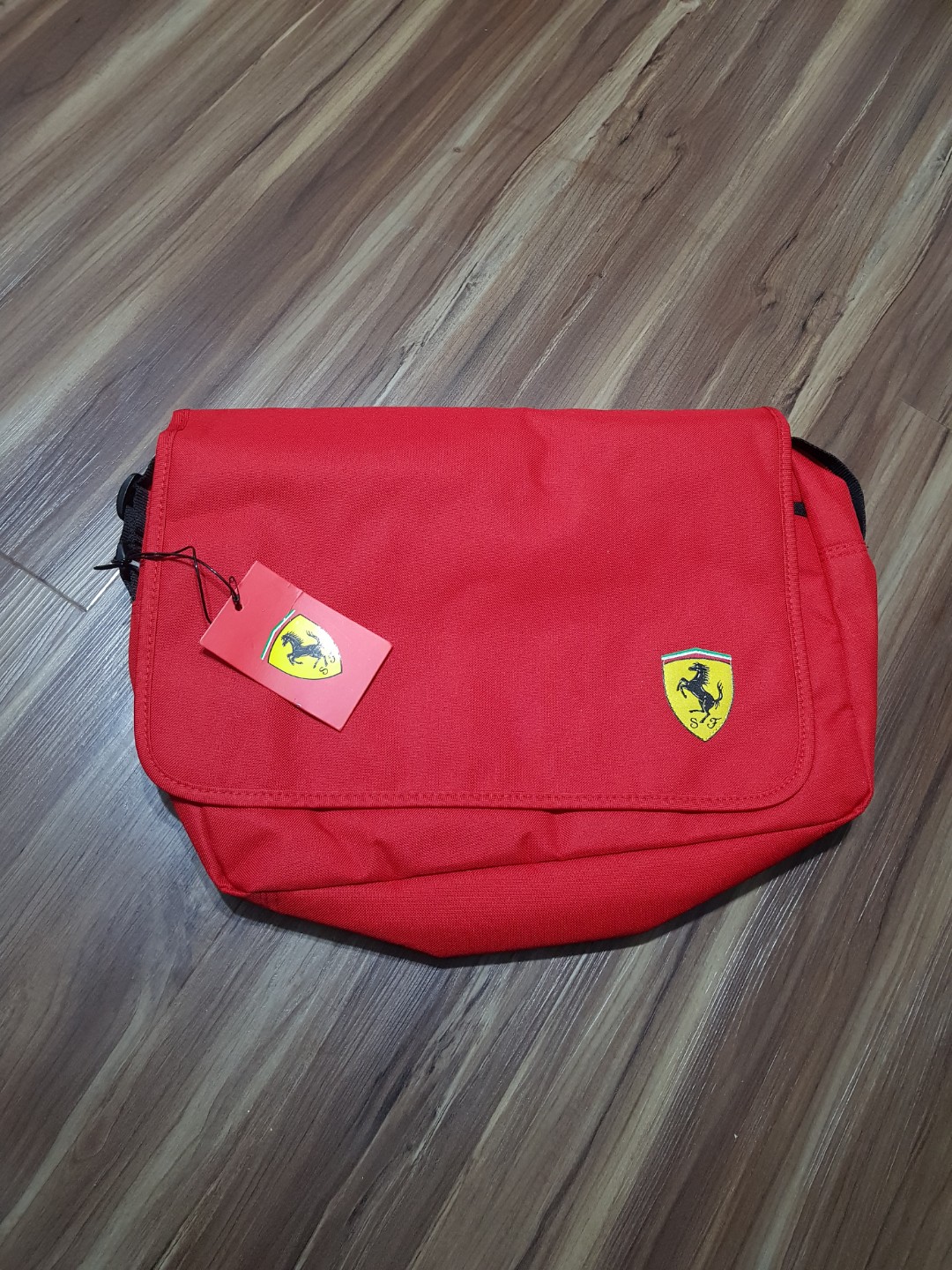 Licensed Ferrari Bag, Men's Fashion, Bags & Wallets, Sling Bags on ...