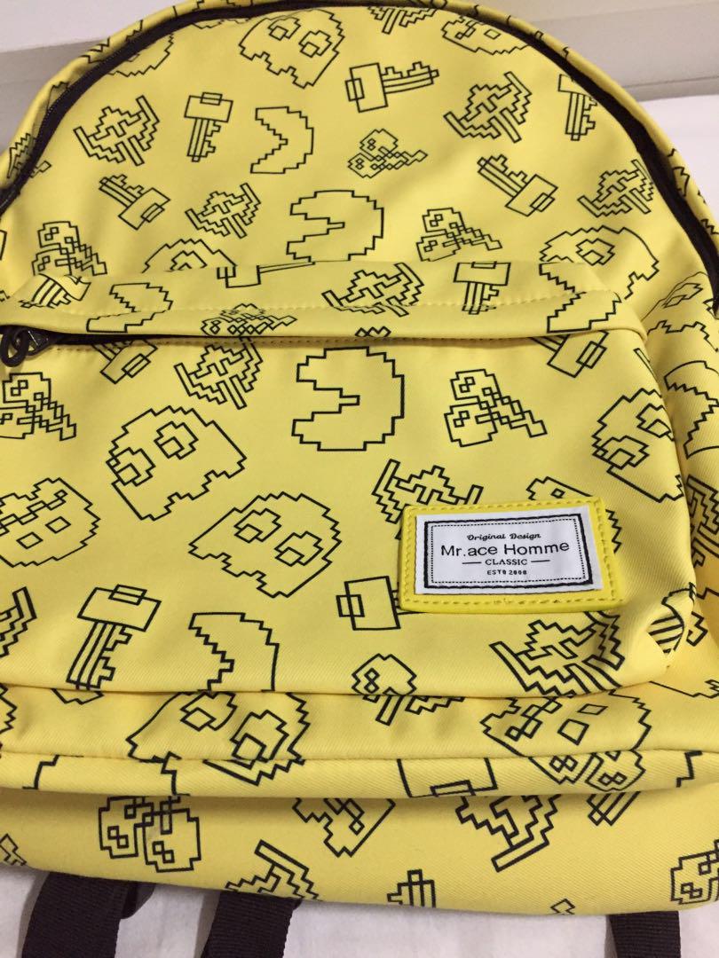 Limited original designer Pacman Backpack, Women's Fashion, Bags ...