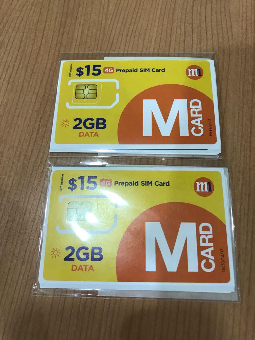 M1 PREPAID SIM CARDS, Mobile Phones & Gadgets, Mobile & Gadget ...