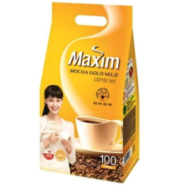 MAXIM MOCHA GOLD MILD COFFEE MIX (100 STICKS X 12G), Food & Drinks ...