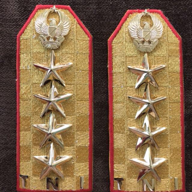 Military General Rank-Indonesia , Everything Else on Carousell