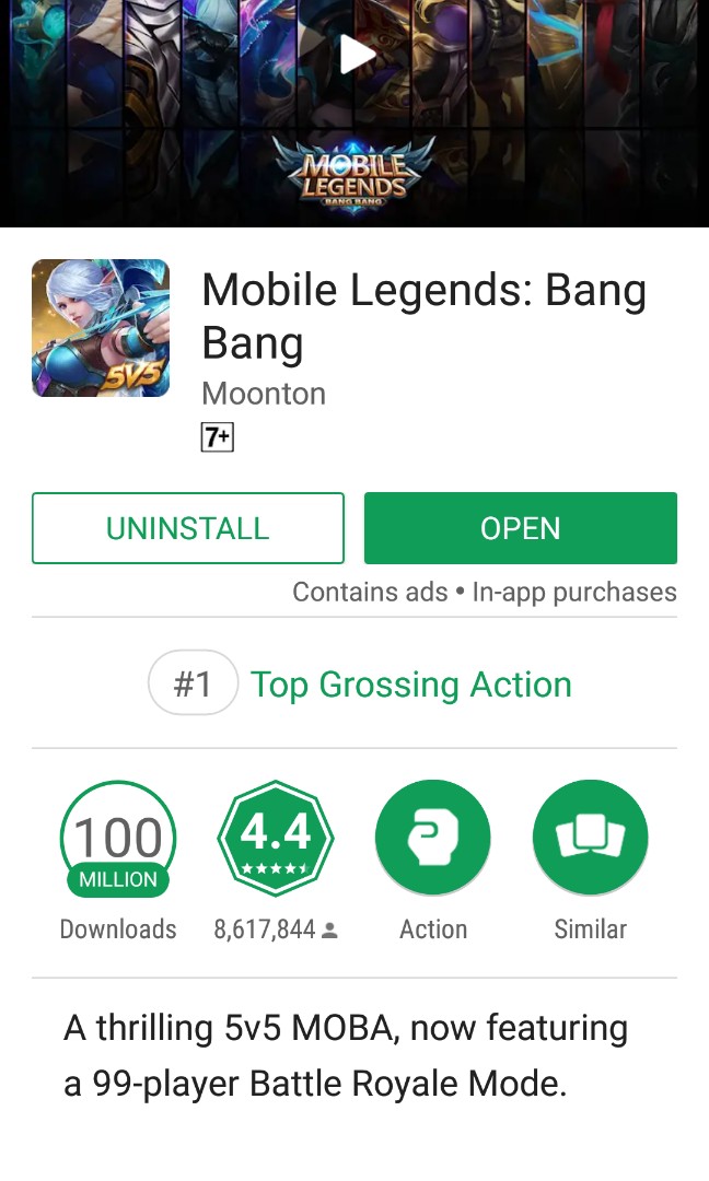 Mobile legends acc and push rank, Video Gaming, Gaming Accessories ...