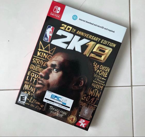 Nba 2K19 Switch 20th Anniversary, Video Gaming, Video Games, Nintendo ...