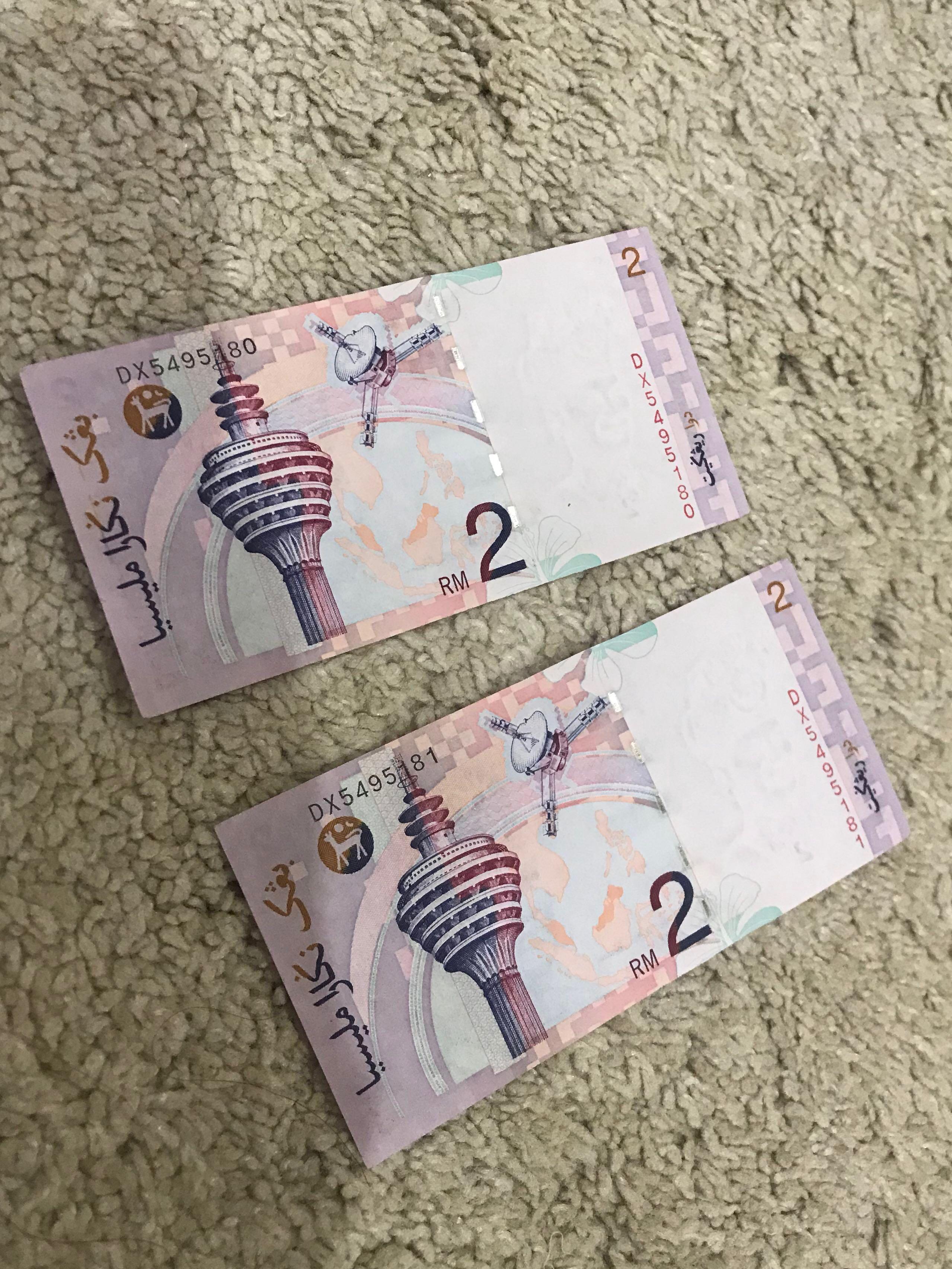 Old 2 Malaysian Ringgit Note, Hobbies & Toys, Collectibles ...