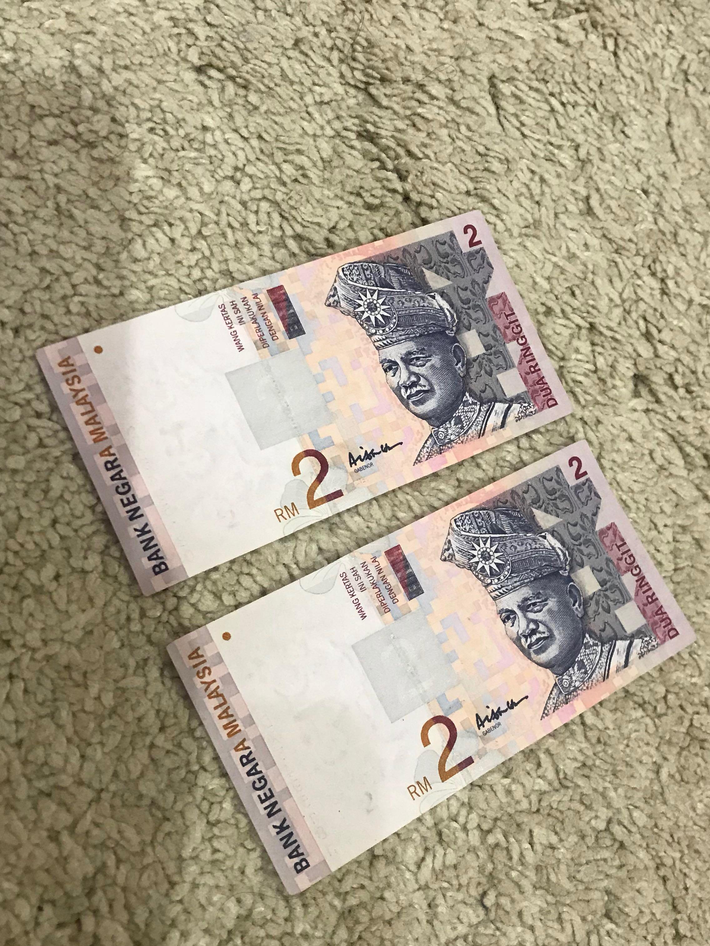Old 2 Malaysian Ringgit Note, Hobbies & Toys, Collectibles ...