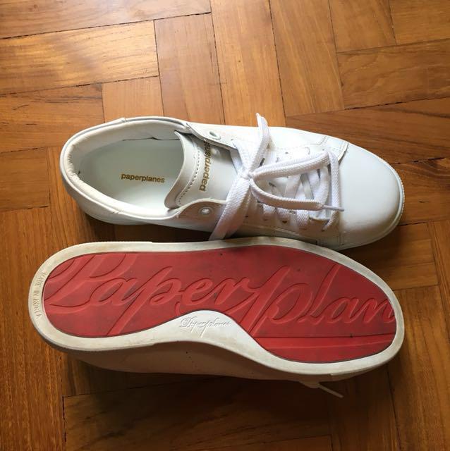 PAPERPLANES - 1353 Classic Leather Sneaker Shoes, Women's Fashion ...