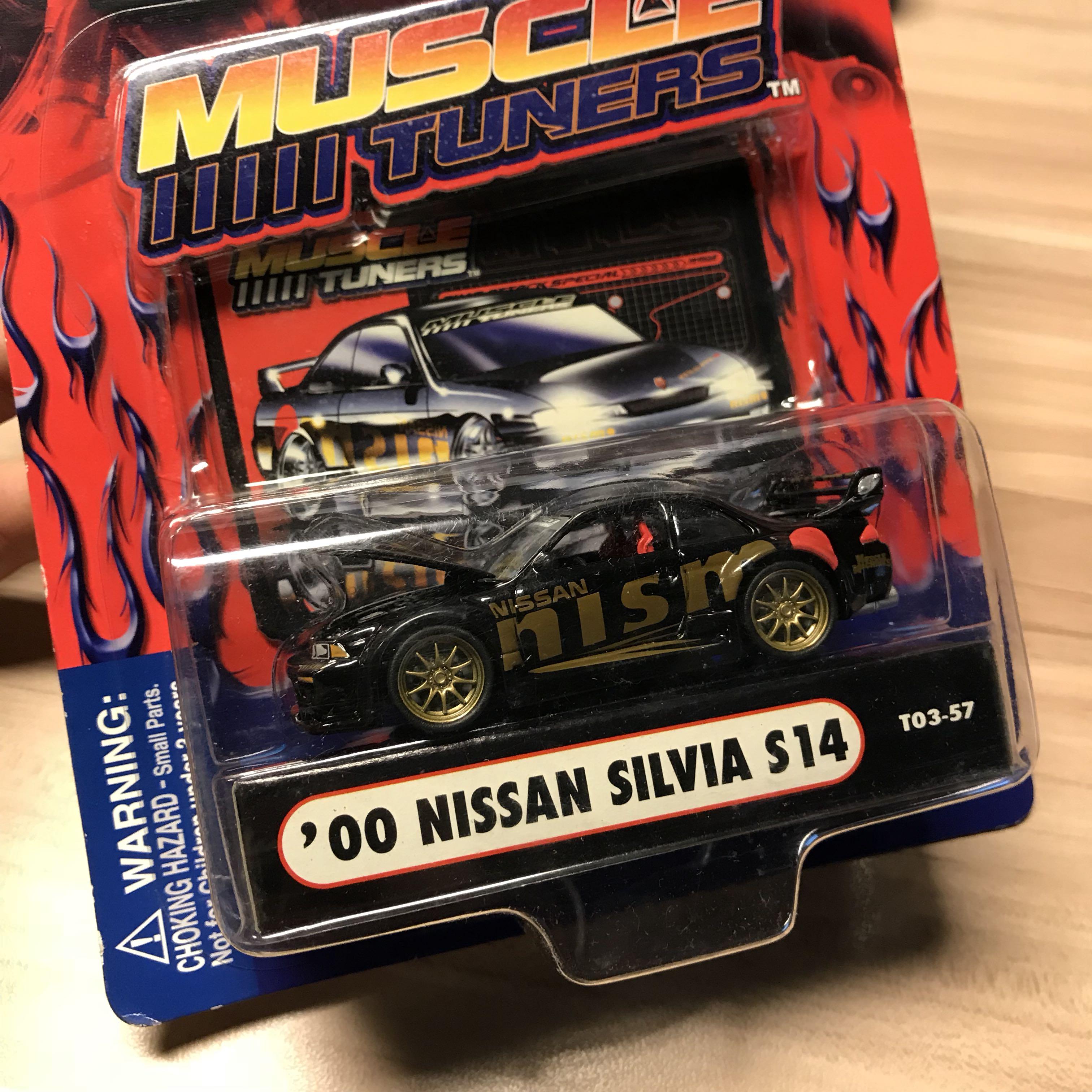 RARE MINT Muscle Machines Tuners ’00 Nissan Silvia S14 T03-57, Hobbies ...