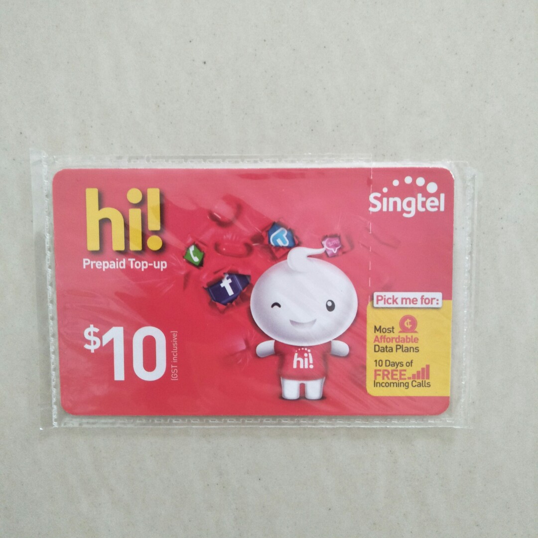 Singtel prepaid card, Mobile Phones & Gadgets, Mobile & Gadget ...