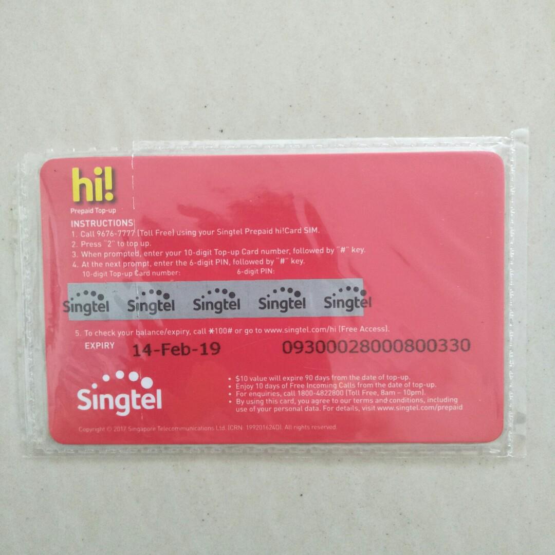 Singtel prepaid card, Mobile Phones & Gadgets, Mobile & Gadget ...