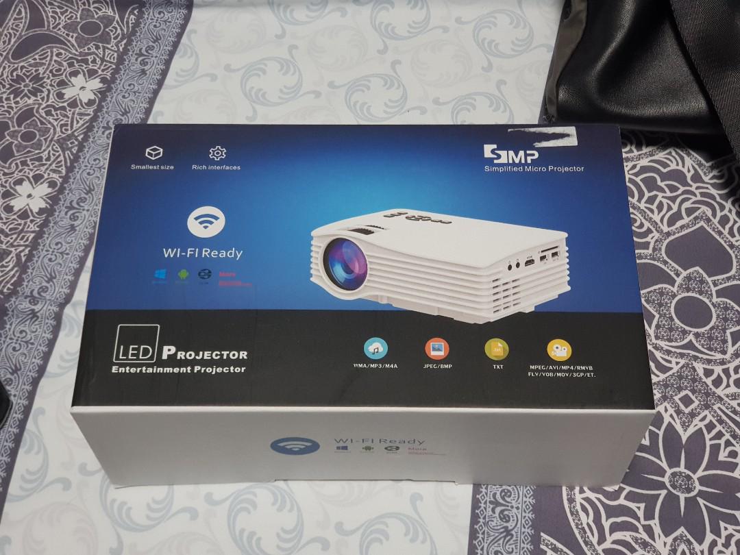 SMP Wifi Ready LED Projector, TV & Home Appliances, TV & Entertainment ...