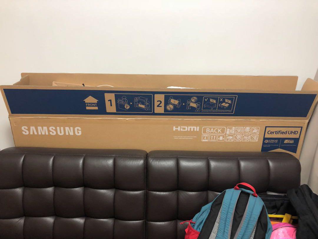 TV box empty 65 inch, TV & Home Appliances, TV & Entertainment, TV on ...