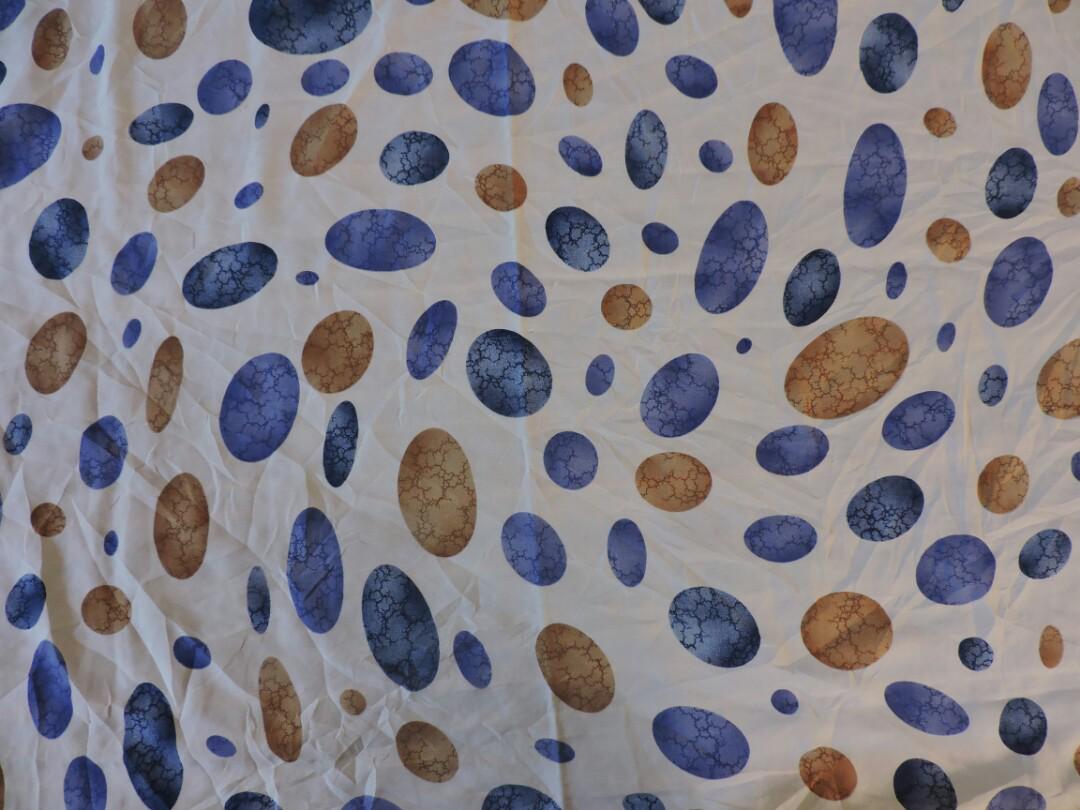 Vintage NUREL Silk Scarf, Fesyen Wanita, Aksesoris di Carousell