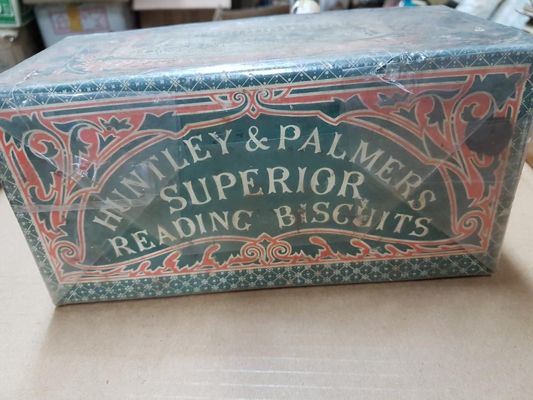 Vintage Singapore Huntley Palmers Marie Reading biscuit box, Hobbies ...