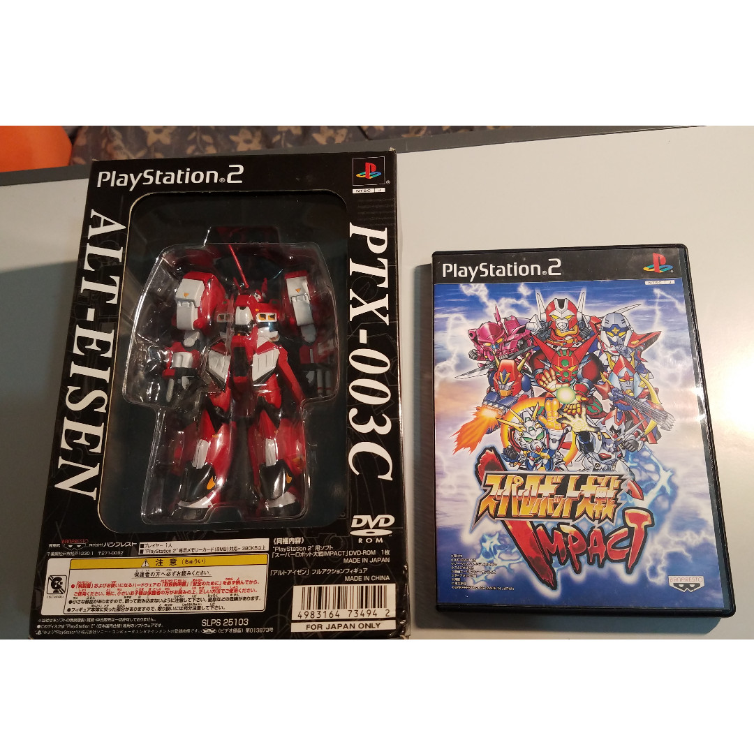 機戰 超級機械人大戰 srw impact Super Robot Wars 限定版 ps2 PlayStation 古鐵 Alteisen ...