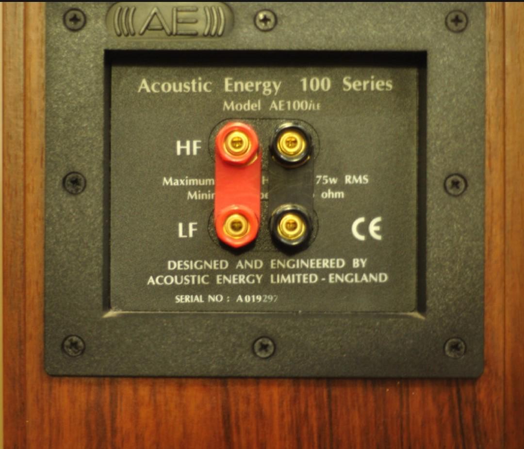 Acoustic Energy AE100i Bookshelf Speakers, Audio, Soundbars, Speakers & Amplifiers on Carousell