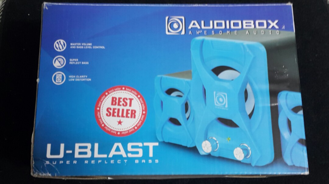 AUDIOBOX U-BLAST SUPER REFLECT BASS SPEAKERS, Audio, Soundbars ...