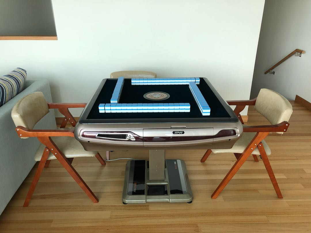 Automatic Mahjong table, foldable with remote, Singapore Mahjong ...