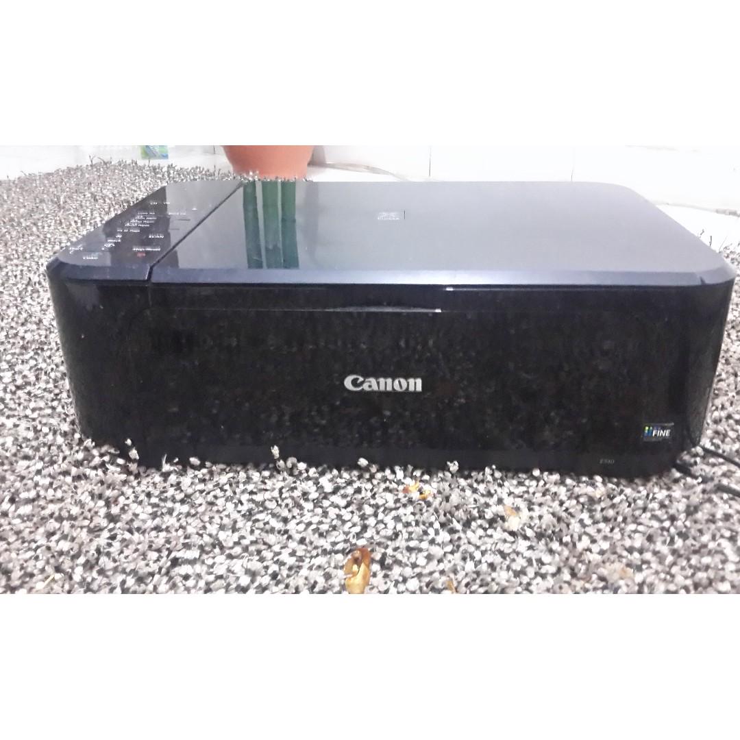 Canon Pixma E510 Printer with Scanner, Photography, Cameras on Carousell