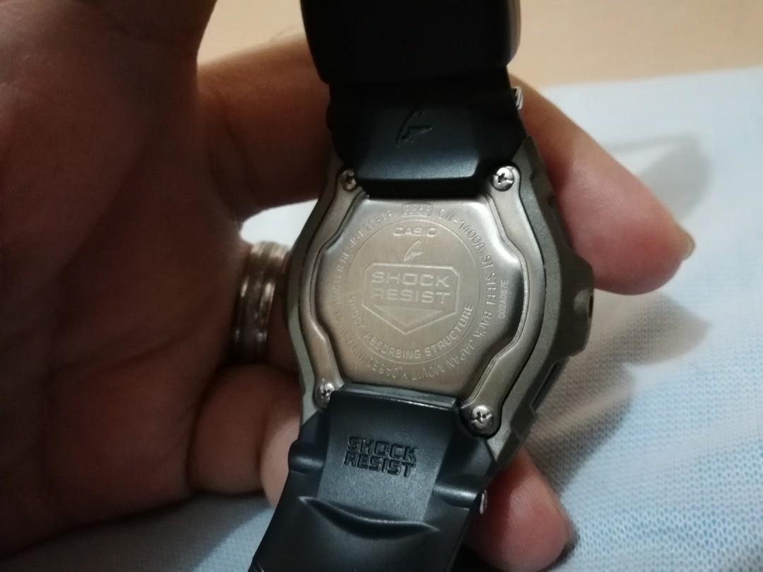 Casio G Shock GW1400A-1A Tough Solar Atomic Timekeeping Dark Gray Resin ...