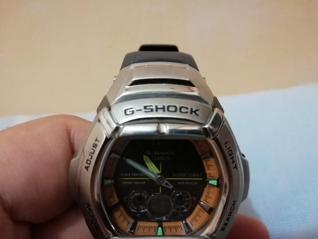 Casio G Shock GW1400A-1A Tough Solar Atomic Timekeeping Dark Gray Resin ...