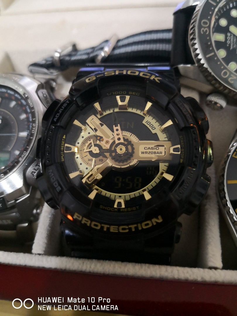 Casio G-Shock GA110 1A, Men's Fashion, Watches & Accessories, Watches ...