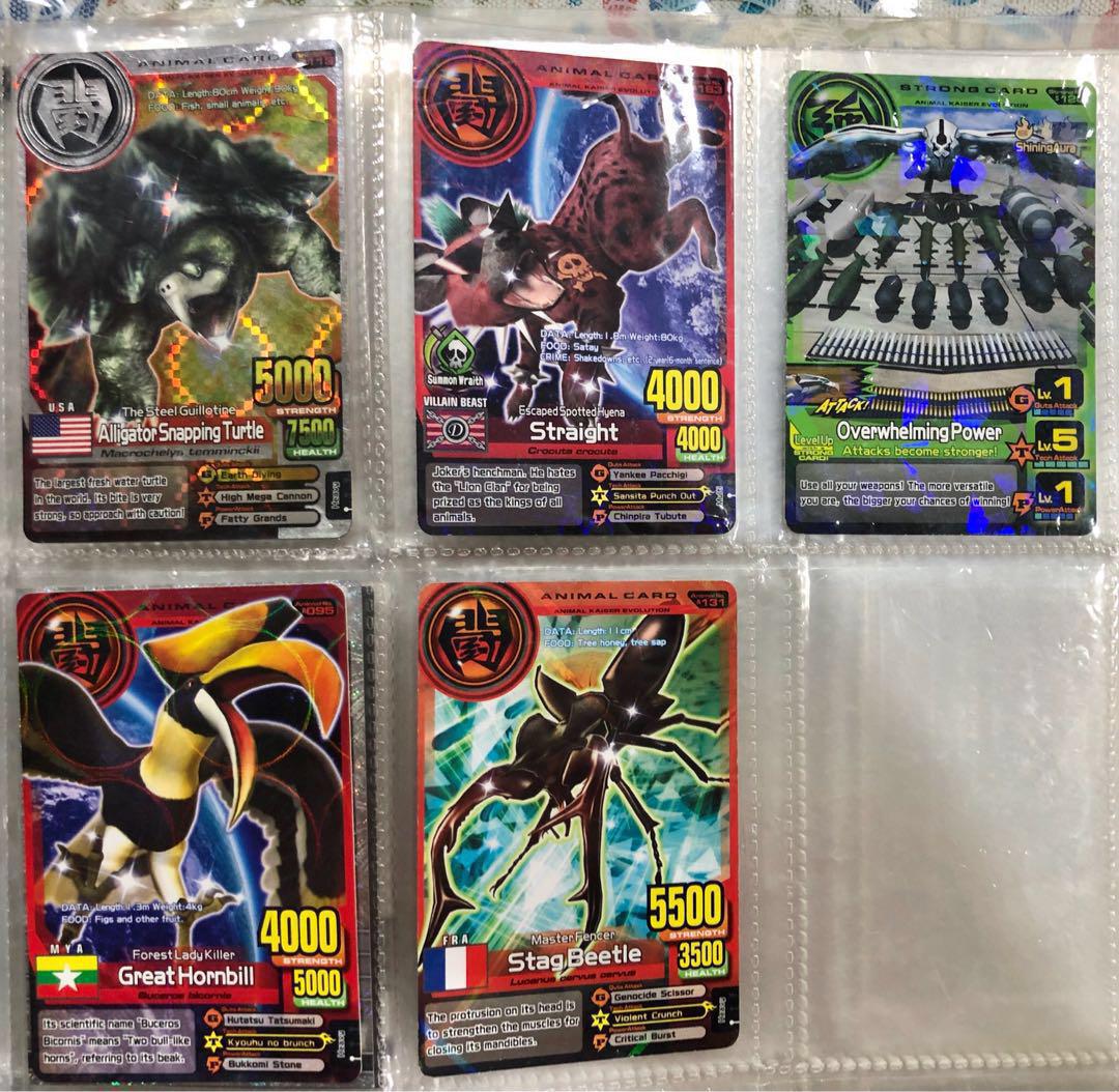 [CLEARING] Animal Kaiser Arcade Game Cards, Hobbies & Toys, Toys & Games on Carousell