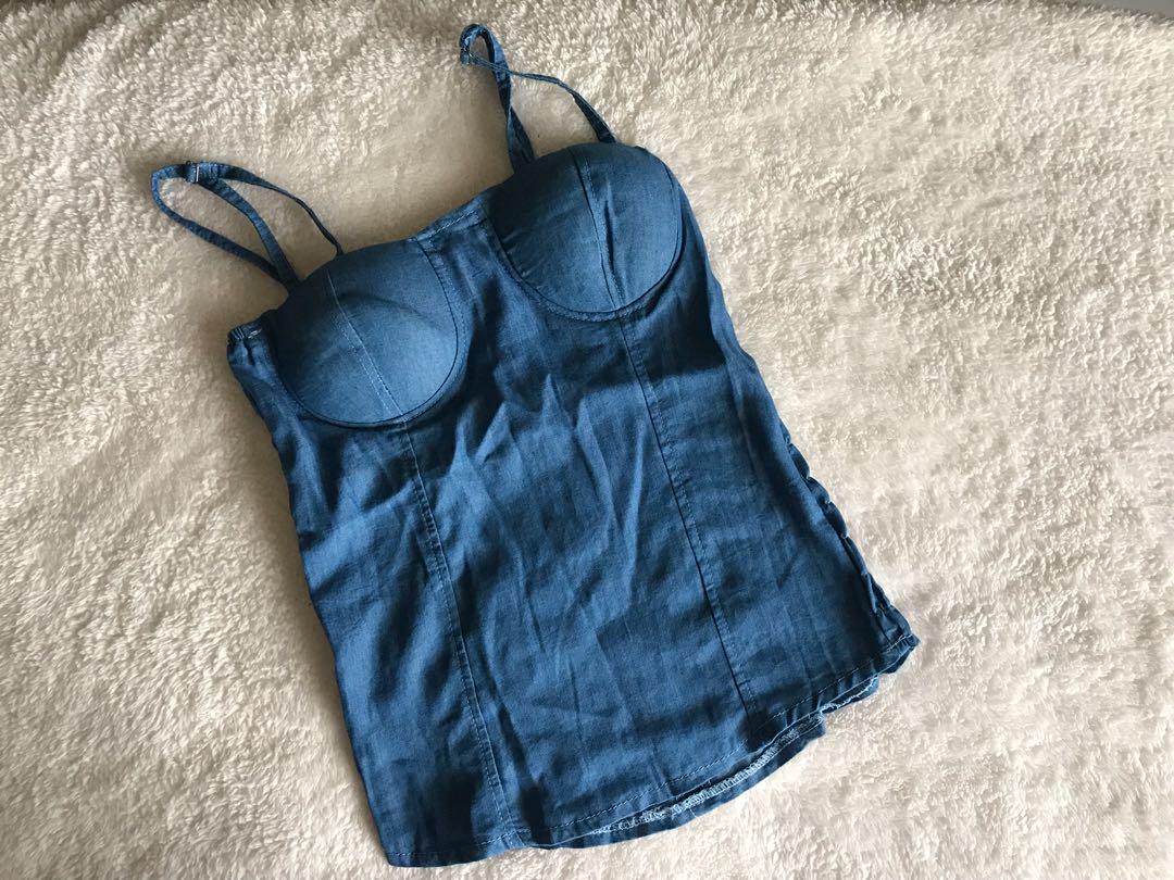 Corset Maong Top, Women's Fashion, Tops, Others Tops on Carousell