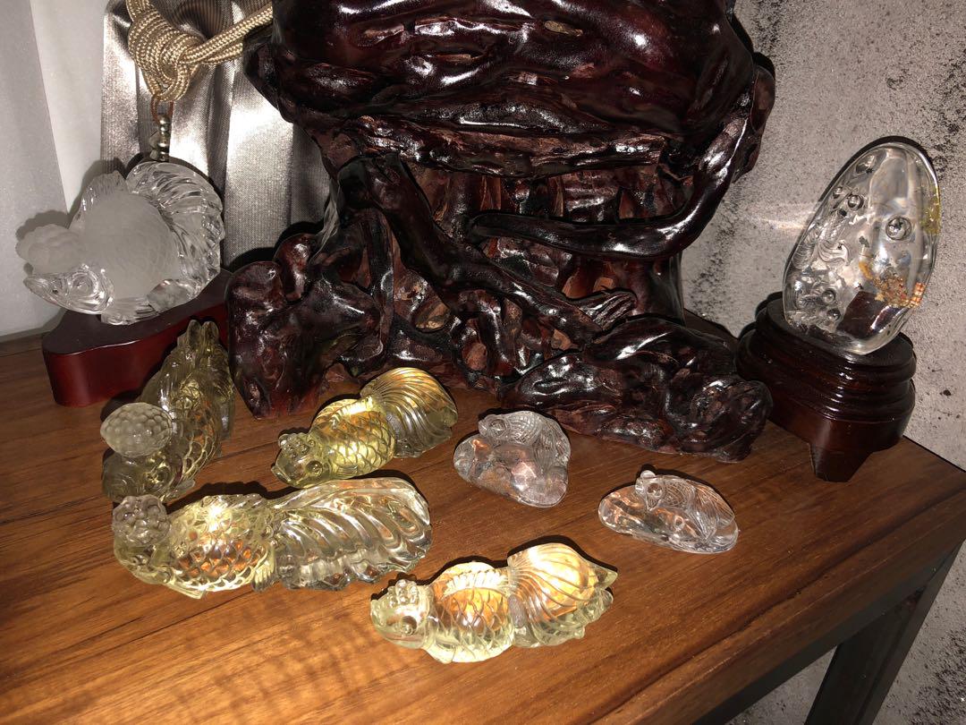 Crystal Goldfish Display, Women's Fashion, Jewelry & Organisers ...