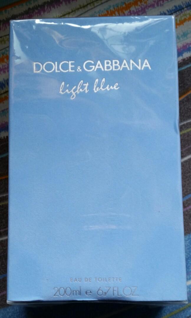 D&G Light Blue 200ml, Beauty & Personal Care, Fragrance & Deodorants on ...