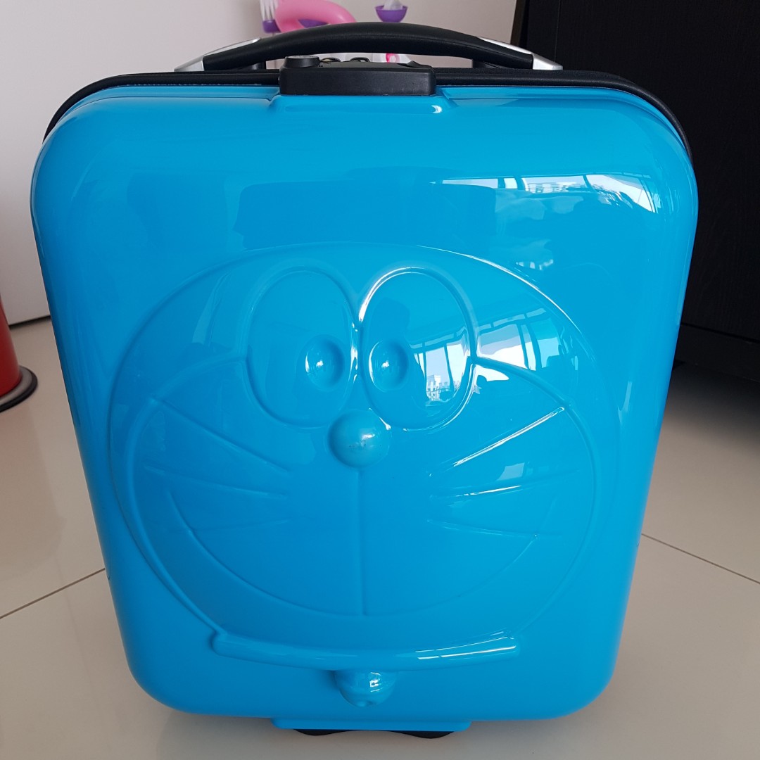 Doraemon cabin luggage, Hobbies & Toys, Travel, Luggage on Carousell