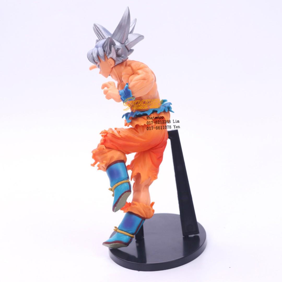 Dragon Ball Z Super Ultra Instinct Goku Figure Son Goku Silver hair ...