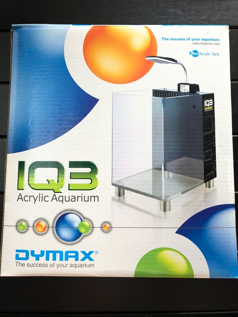 DYMAX IQ3 Acrylic Aquarium, Pet Supplies, Homes & Other Pet Accessories on Carousell