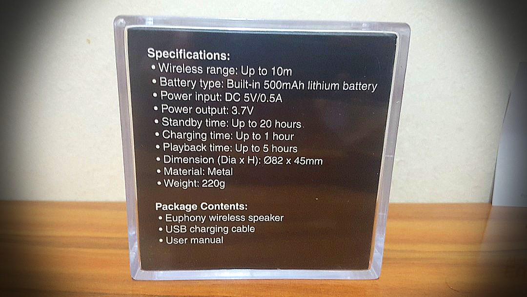 Euphony Wireless Speaker by ValueClub (Challenger), Audio, Soundbars ...