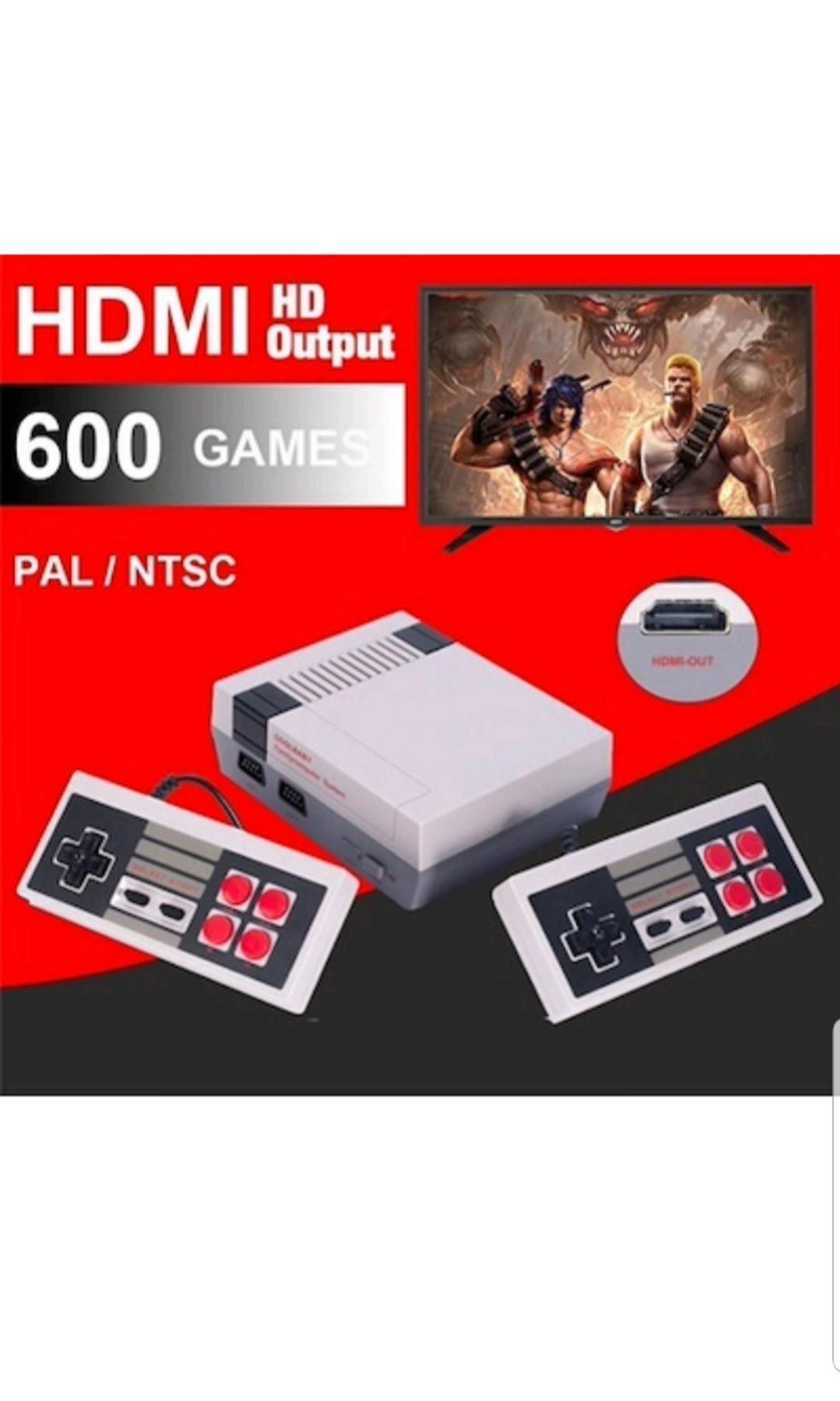 HDMI Mini TV Game Console Retro Video Game Console With 600 build in ...
