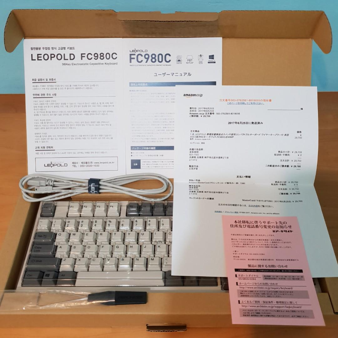 Leopold FC980C Topre beige (black sold), Computers & Tech, Parts & Accessories, Computer ...