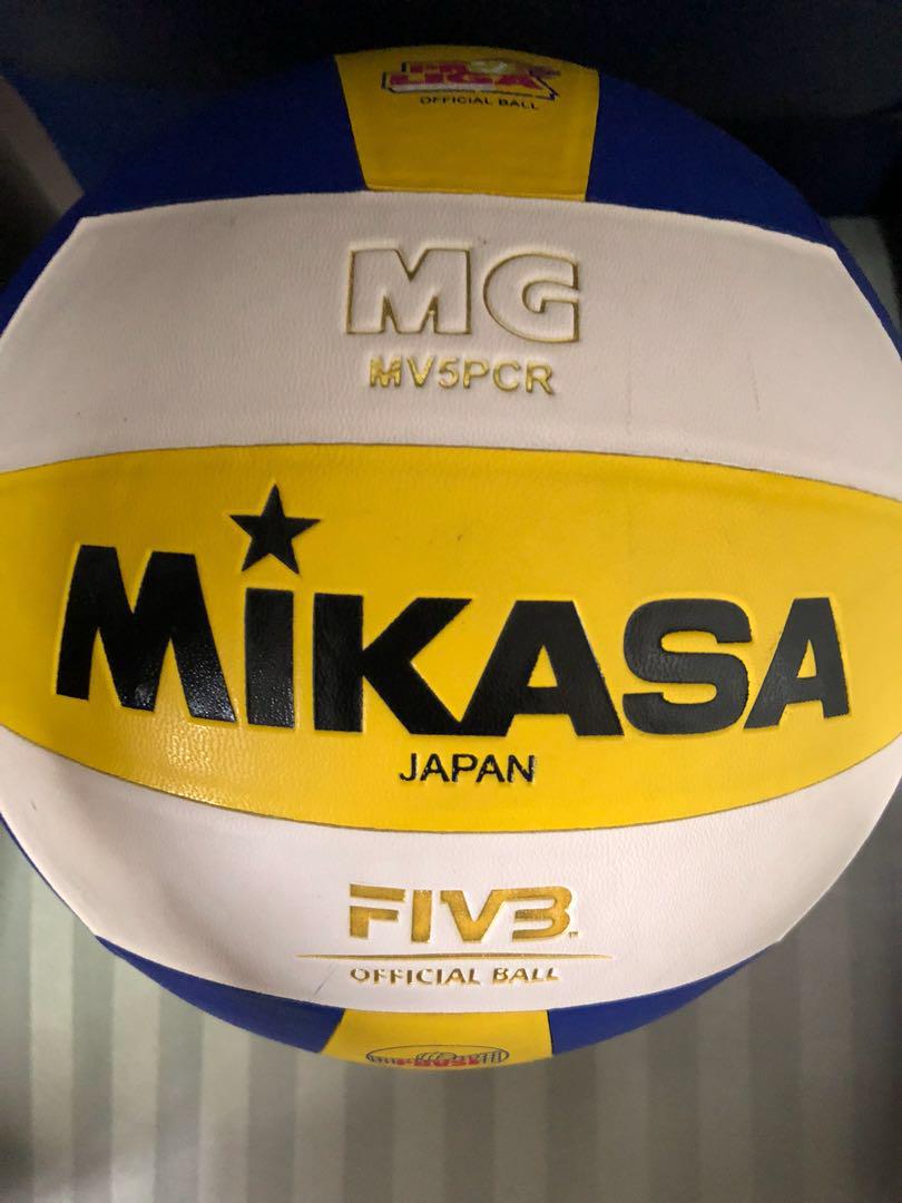MIKASA MV5PCR VOLLEYBALL, Sports Equipment, Sports & Games, Racket ...